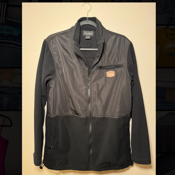 Alaska | Jackets & Coats | Alaska Black Fleece Jacket | Poshmark
